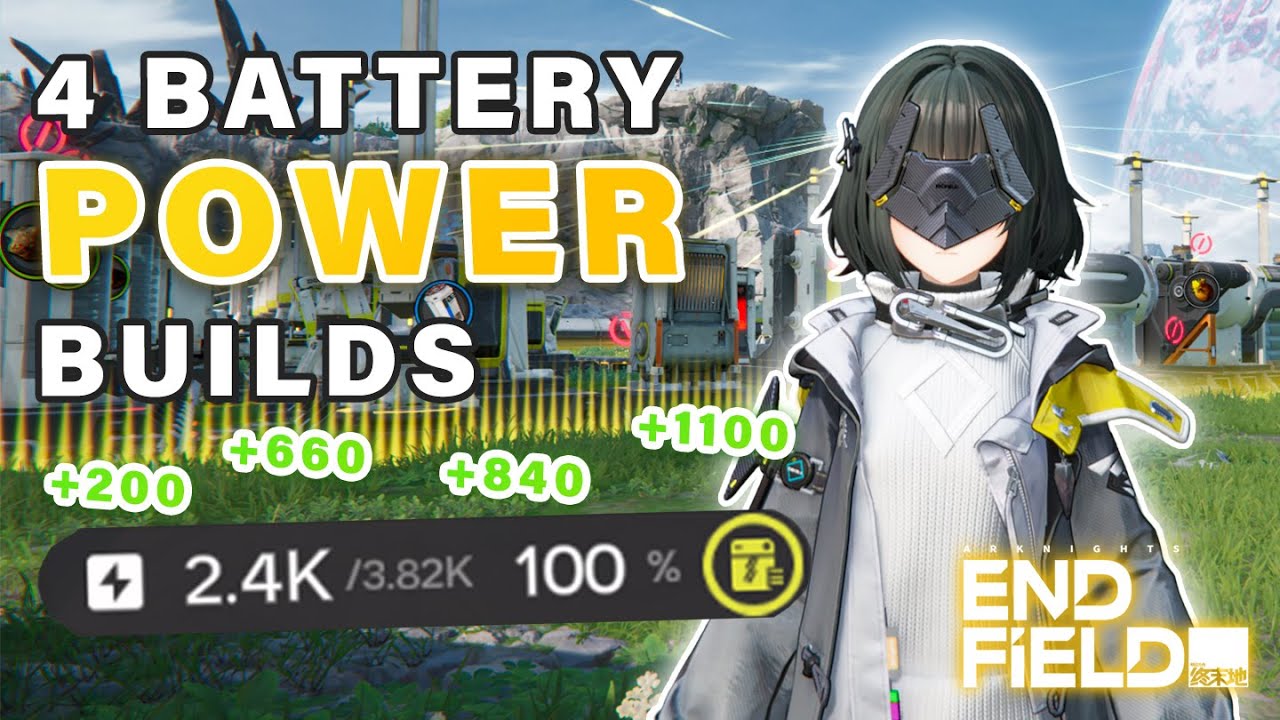 4 Power Battery Builds from 200 to 1100 Power Each | Blueprints ...