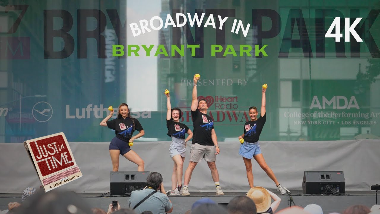 "Splish Splash" Just in Time - Matt Magnusson | Broadway in Bryant Park ...