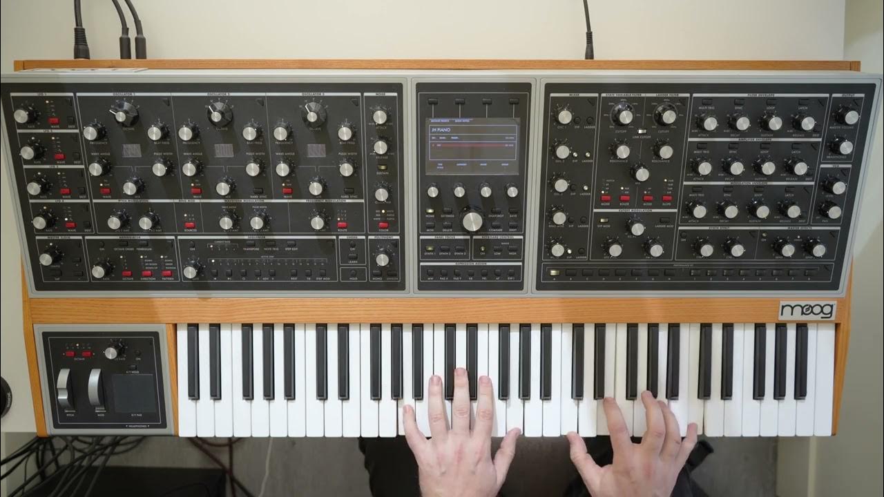 Classic ambient on Moog One - YouTube