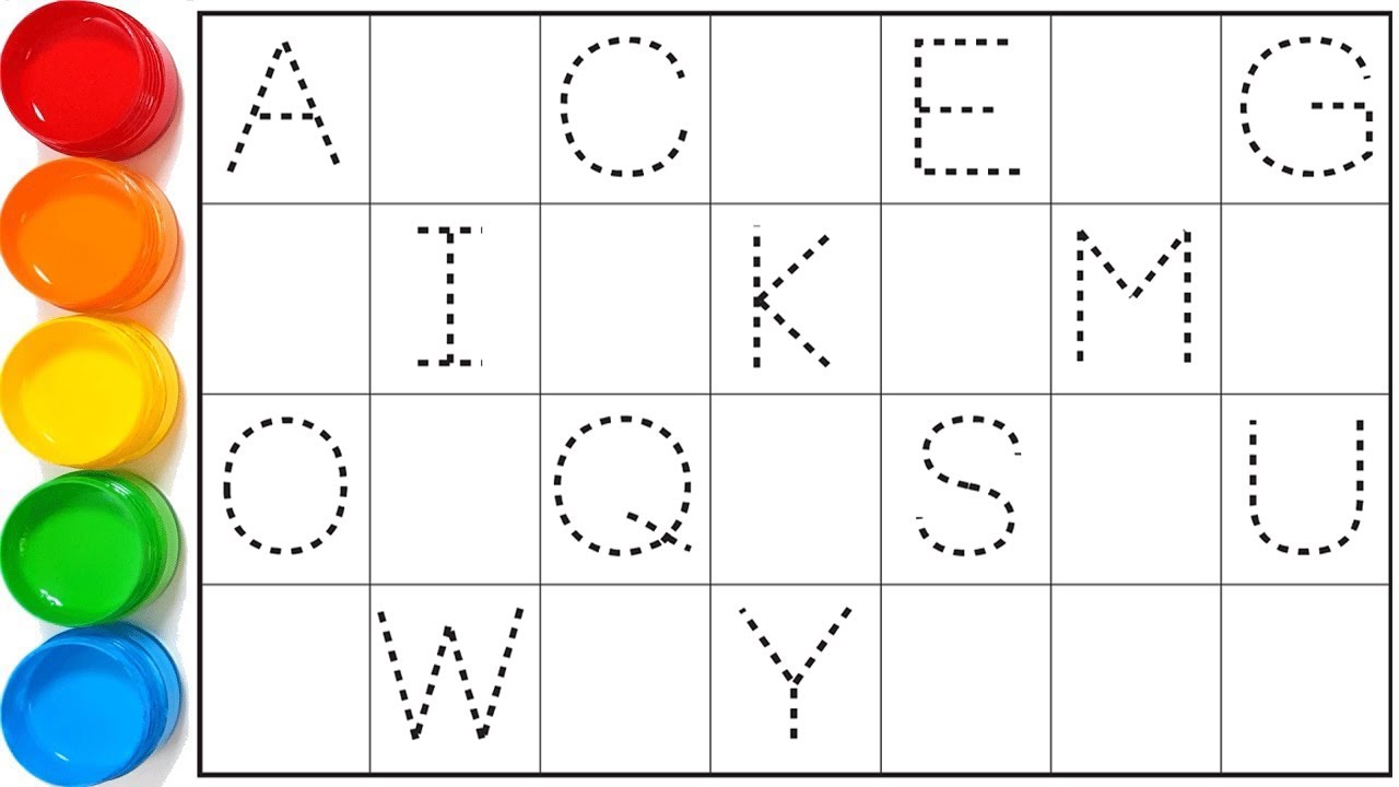 ABC Song Write Colorful AlphabetㅣLearn the Alphabet Writing l Ks Art ...