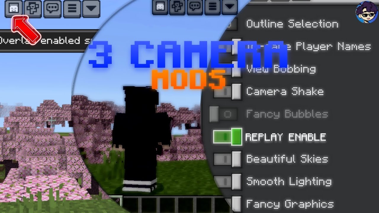 3 CINEMATIC CAMERA MOD FOR MCPE 🌝 BETTER THAN JAVA | NIKO 👀 - YouTube
