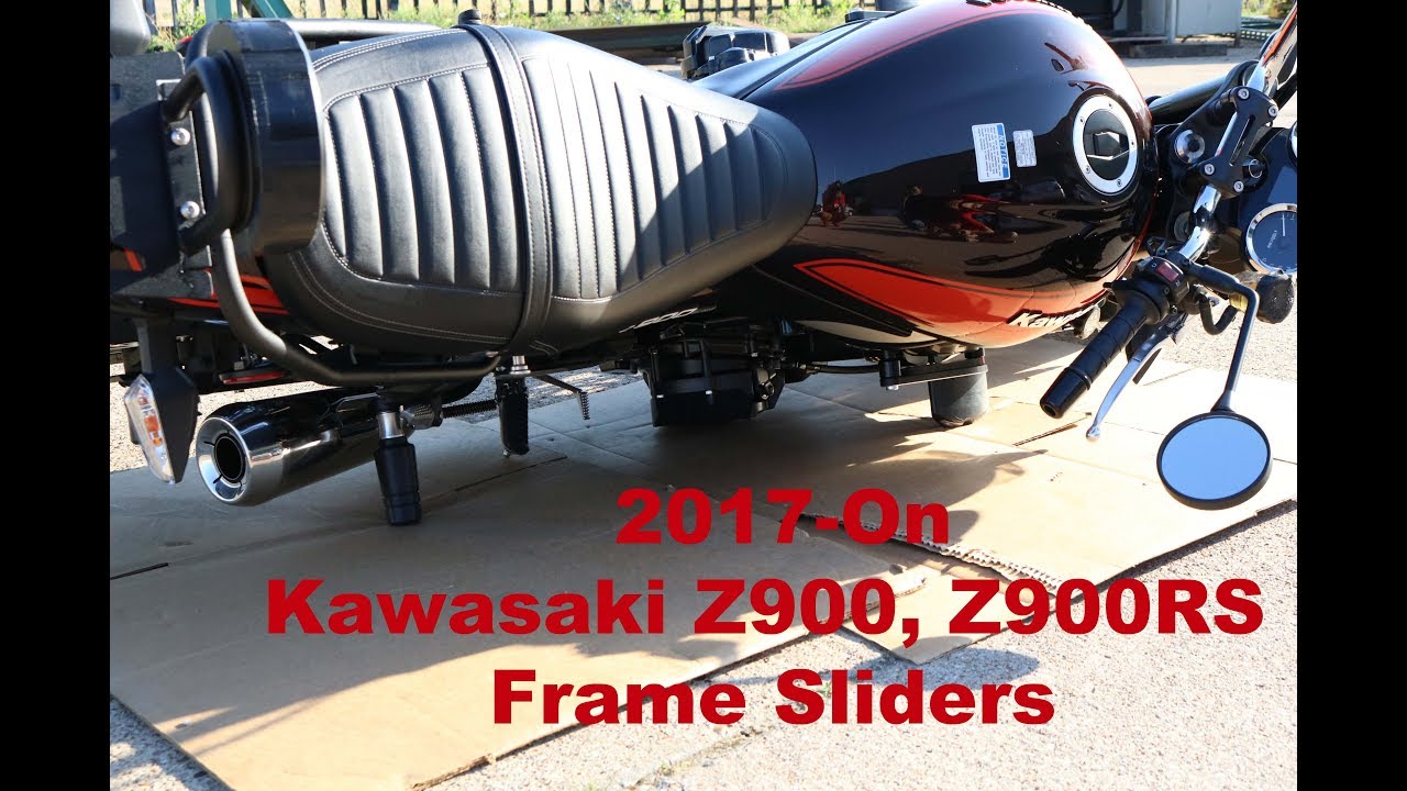 T-Rex Racing 2017-on Kawasaki Z900, Z900RS Frame Sliders - YouTube