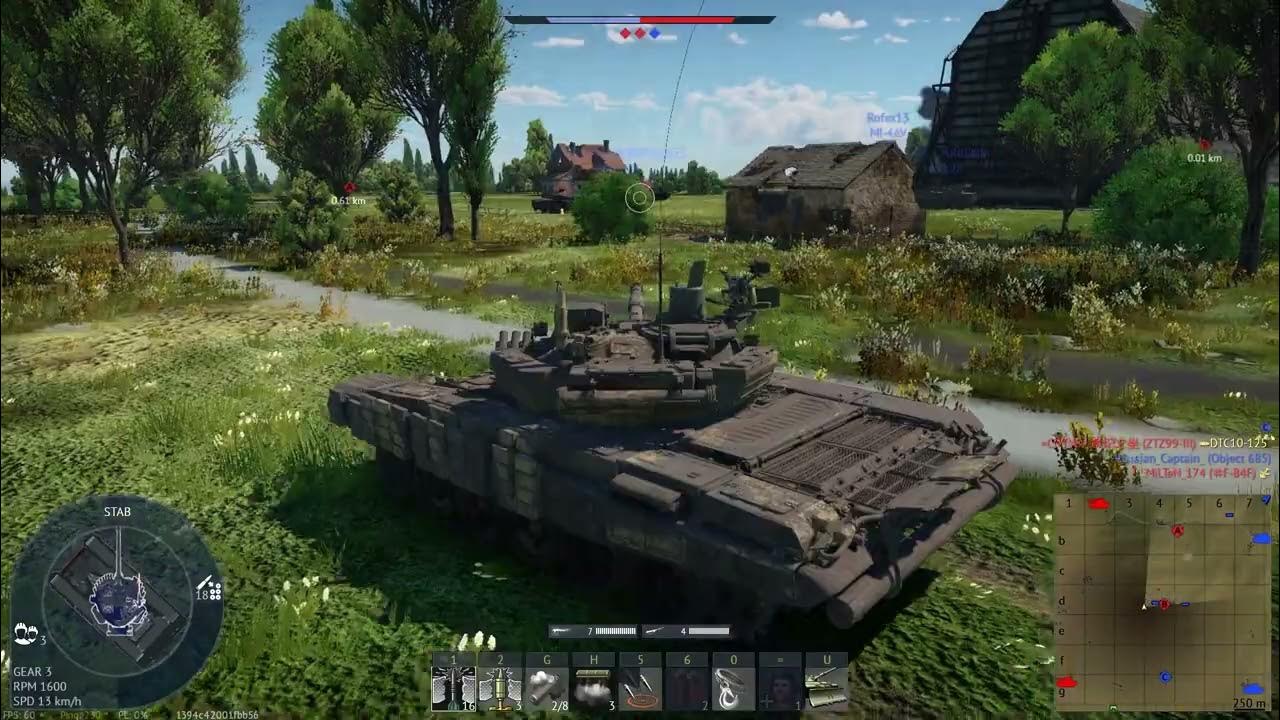 T-72AV TURMS-T and T-80UM2, War Thunder - YouTube