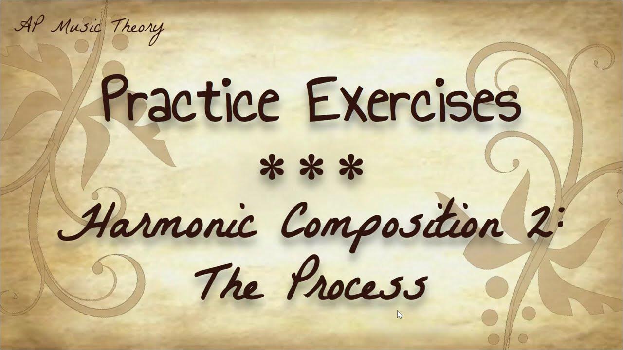 AP Music Theory Quiz 14 | Harmonic Composition Part 2 Practice ...