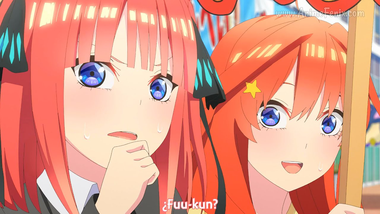 Itsuki y Nino se ponen celosas de la amiga del Frutas🔥 Quintillizas la pelicula - YouTube