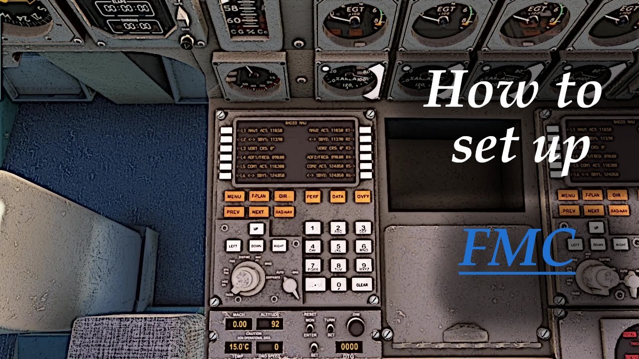 how to set up FMC in concorde | MSFS 2020 - YouTube