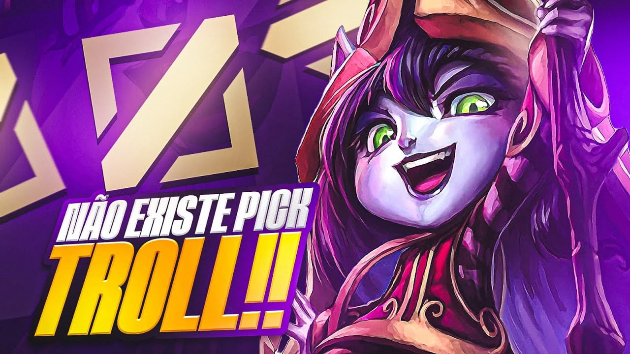 NÃO EXISTE PICK TROLL NO WR!! - LoL Wild Rift - YouTube