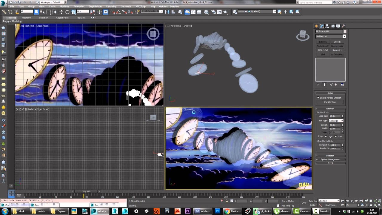 Time animation - making of - YouTube