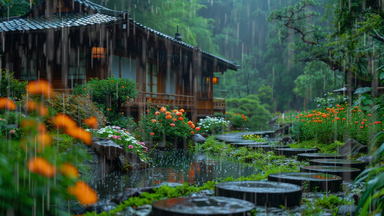 【No Mid Ads】Sleep Instantly with 12 hours Endless Rain - Rain sound for Sleep, Relax, Meditate ...