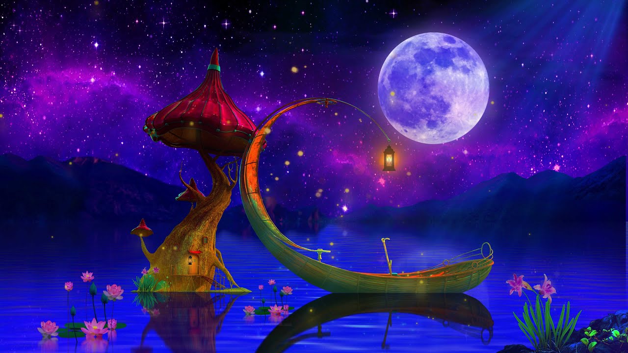 Deep Sleep Serenity 💜 Calm Your Mind And Soul ★ Relaxing Sleeping Music