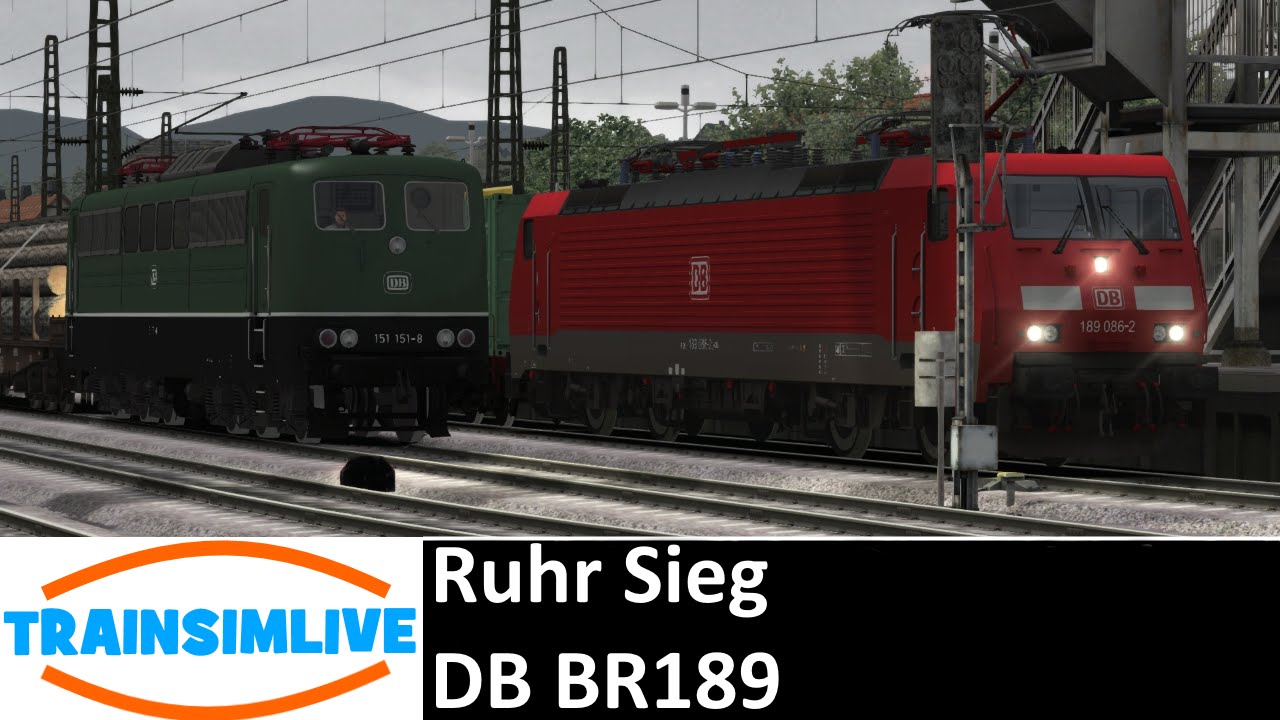 Train Simulator 2015 - Ruhr Sieg, DB BR189 - YouTube