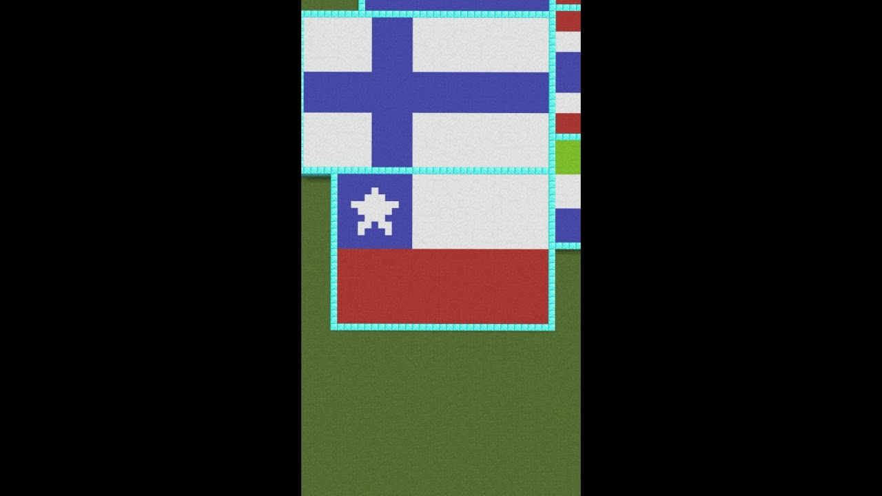 Minecraft Flag of Chile #54 #shorts #minecraft #Chile - YouTube