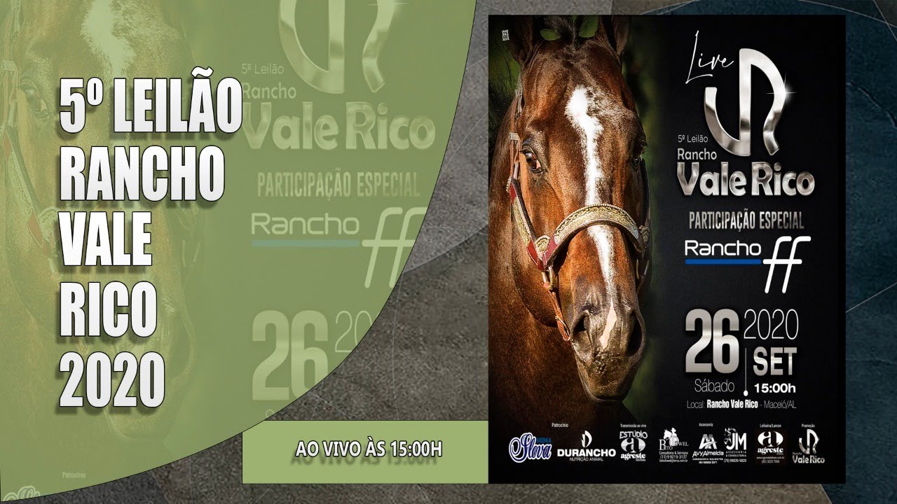 5º LEILÃO RANCHO VALE RICO 2020 - YouTube