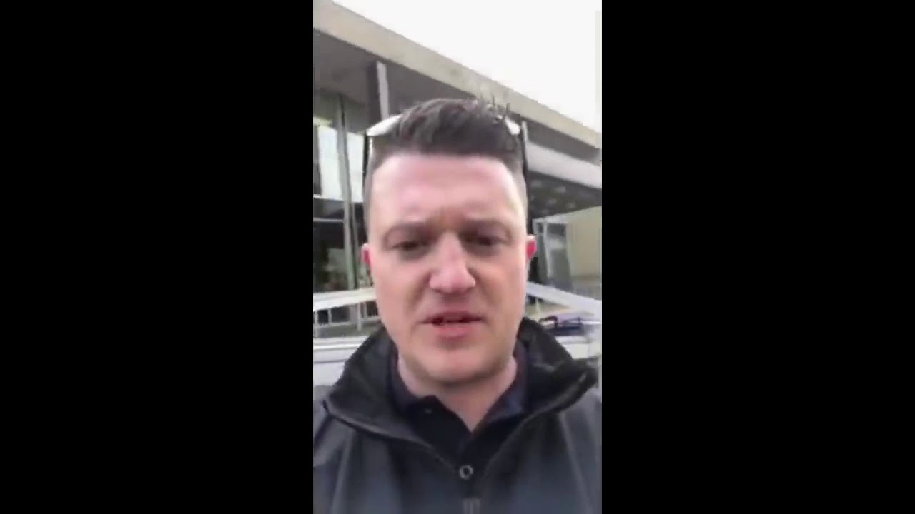 Tommy Robinson confronts a moderate Zombie Paedophile Rapist outside ...