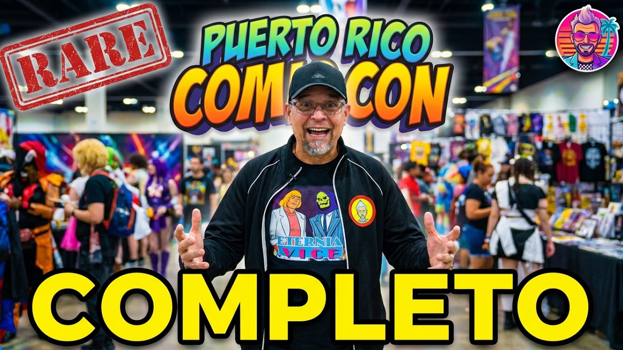 Puerto Rico Cómic Con 2024, recorrido completo, San Juan - YouTube