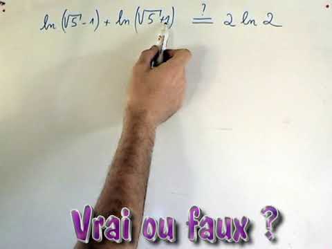Comment calculer et simplifier avec des logarithmes ? - YouTube