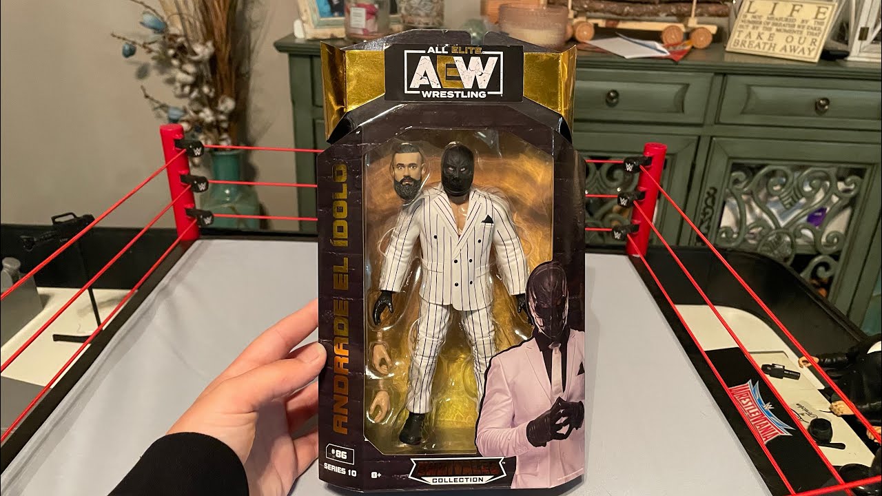 AEW Unrivaled Series 10 Andrade El Idolo Action Figure unboxing - YouTube