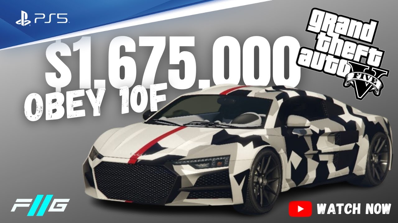 GTA 5 ONLINE - Obey 10F Car Showcase (Best Cars In GTA V Online 4k ...