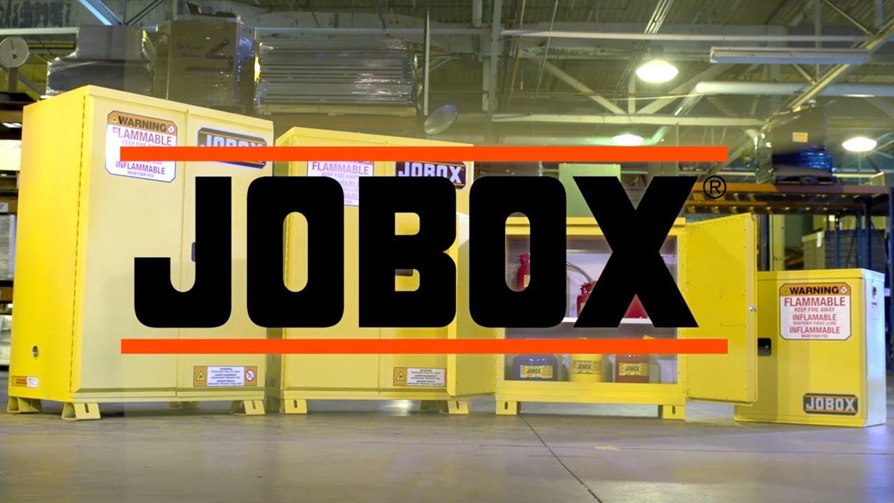 JOBOX® Heavy-Duty Safety Cabinets - safety.jobox.com - YouTube