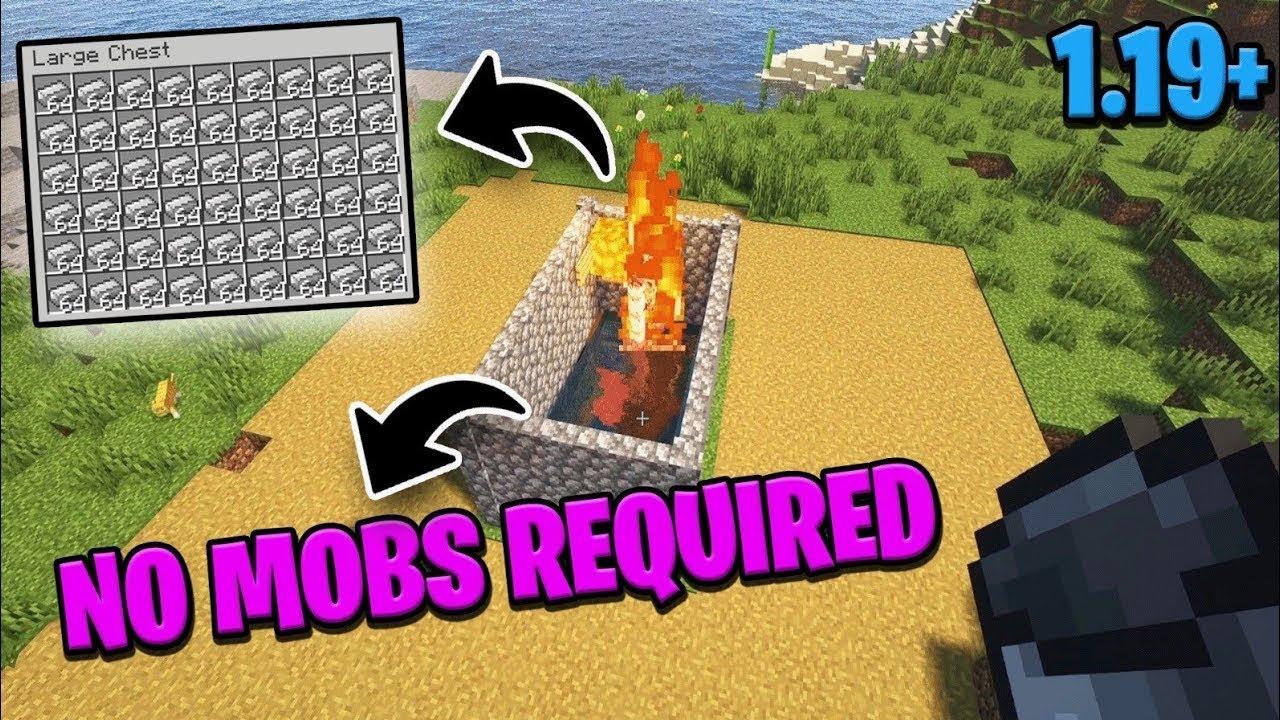 Minecraft EASY Iron Farm 1.20 : No Zombies Required (Tutorial) - YouTube