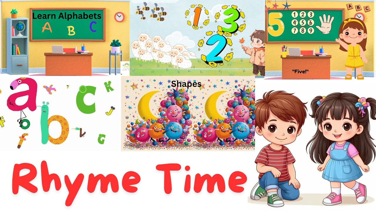 "1, 2, 3 Rhyme Time - Fun Counting Songs for Kids!" ABC Phonics Fun ...