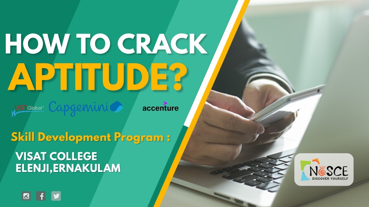 How To Crack Aptitude Skill Development Program VISAT College VISAT how-to-crack-aptitude-skill-development-program-visat-college-visat