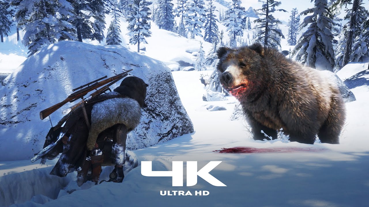4K 60 FPS HDR Winter Hunting NVIDIA RTX 3090 RAY TRACING ON - Red ...