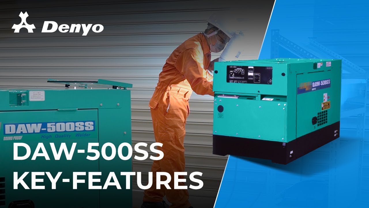 Denyo DAW-500SS Welder - Key Features Introduction - YouTube