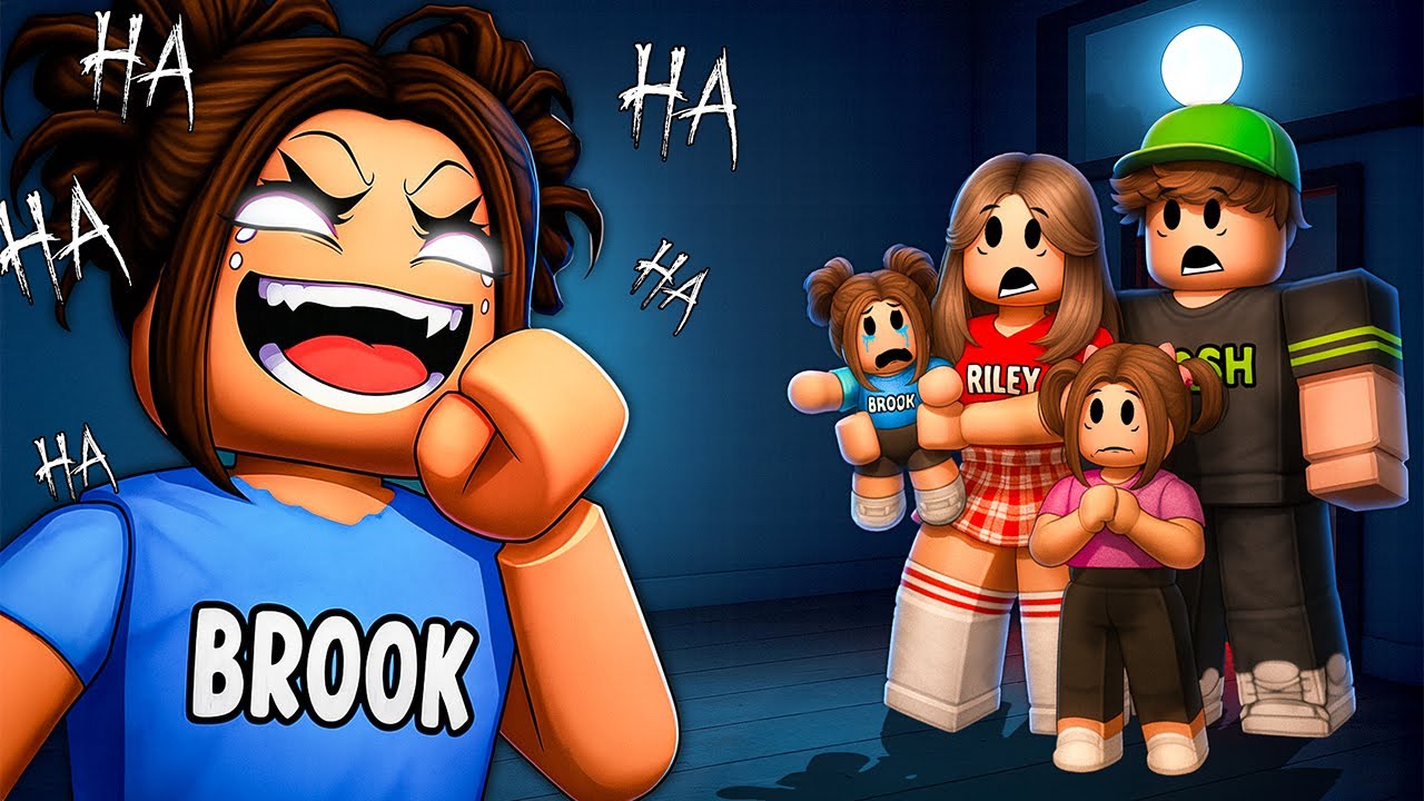 BROOK CAN'T STOP LAUGHING..(Brookhaven) - YouTube