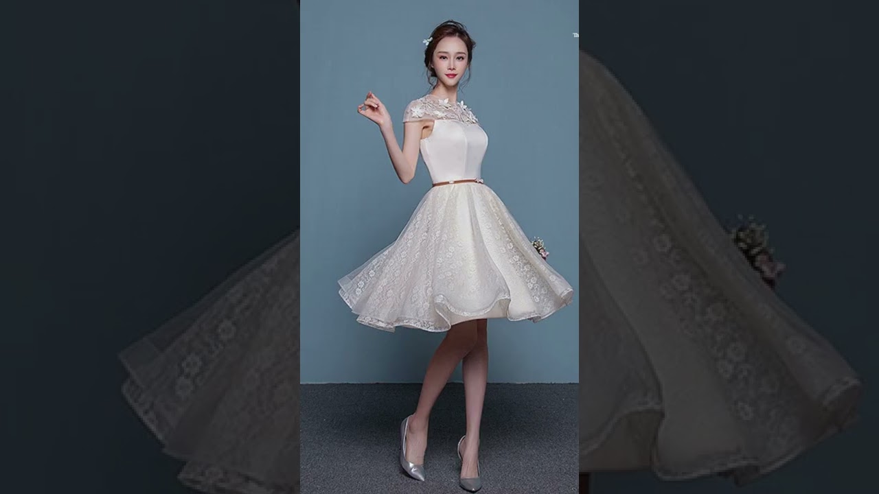 Beautiful and elegant designer short prom dresses - YouTube