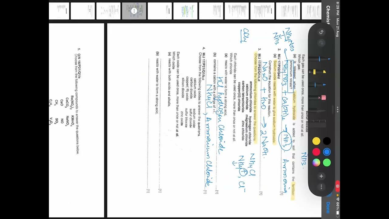Acid and Base. Past Papers. O'level /IGCSE - YouTube