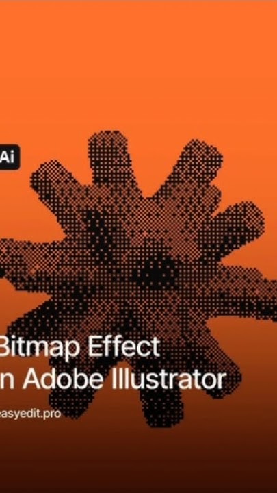 Bitmap effect in Adobe Illustrator #effects #bitmap #adobeillustratortutorial #tutorial - YouTube