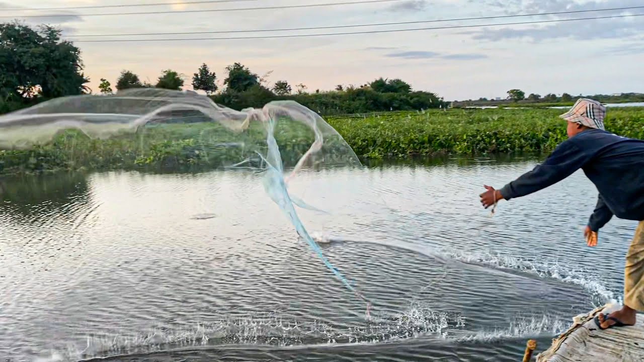 Good Cast Net Fishing in Winter Season #6 - YouTube