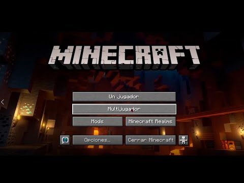 como tener el menú de minecraft con animación de cuevas - YouTube