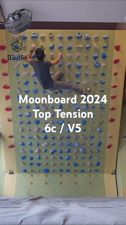 Moonboard Benchmark: Top Tension (6c / V5) - YouTube