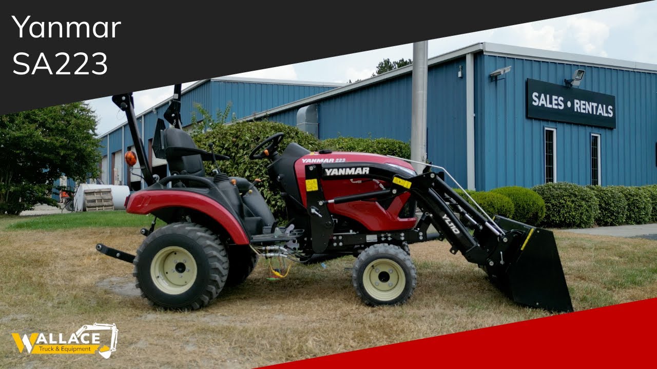 Yanmar SA223 Tractor In Stock Now! - YouTube