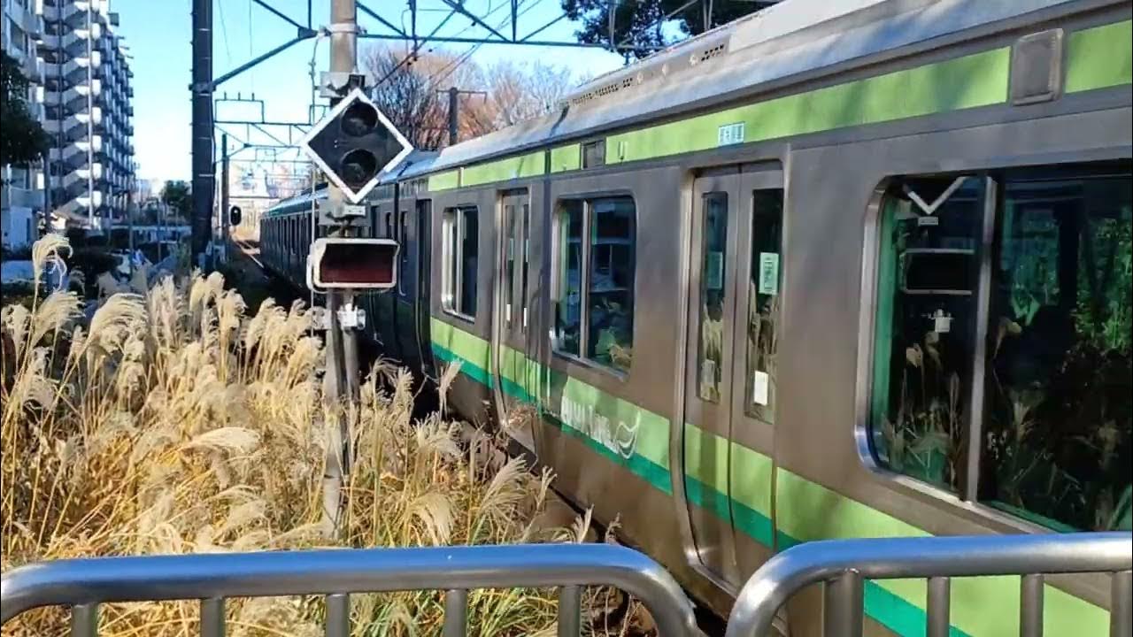 横浜線E233系6000番台横クラH024編成各駅停車八王子行発車動画 - YouTube