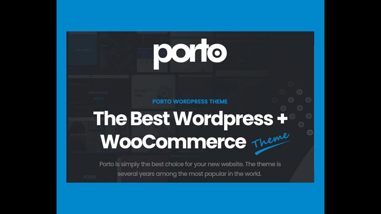 How to Install and Configure WordPress Premium Theme | Porto ...