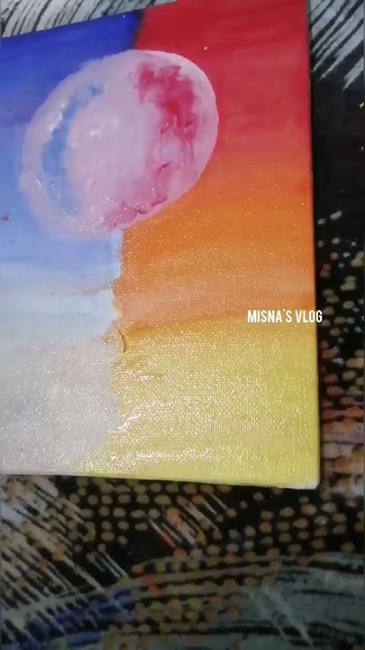 𝓒𝓪𝓷𝓿𝓪𝓼 𝓼𝓬𝓮𝓷𝓮𝓻𝔂 𝓭𝓻𝓪𝔀𝓲𝓷𝓰 | Painting | Misna's vlog (2023) - YouTube
