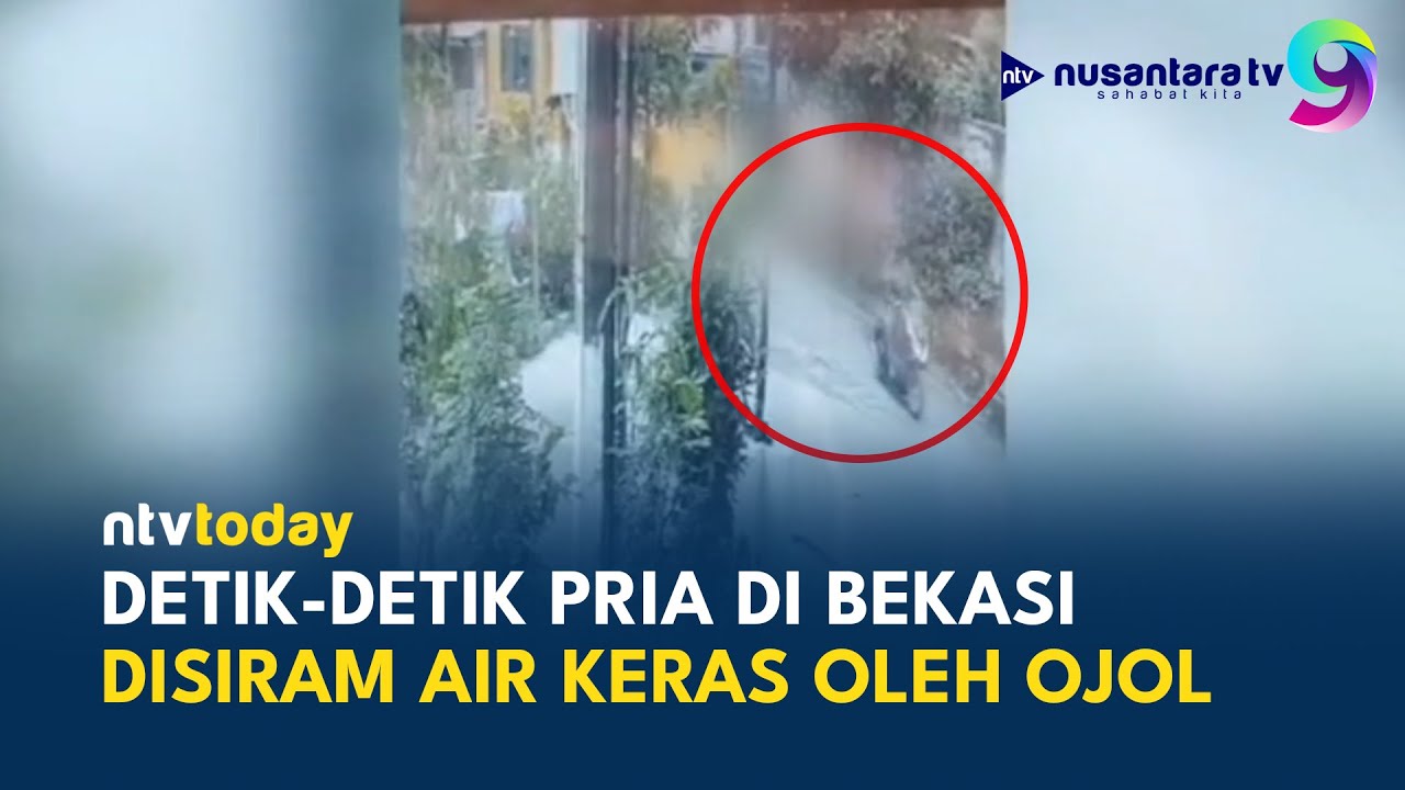Geger! Pria di Bekasi Disiram Air Keras oleh Pemotor Berjaket Ojol ...