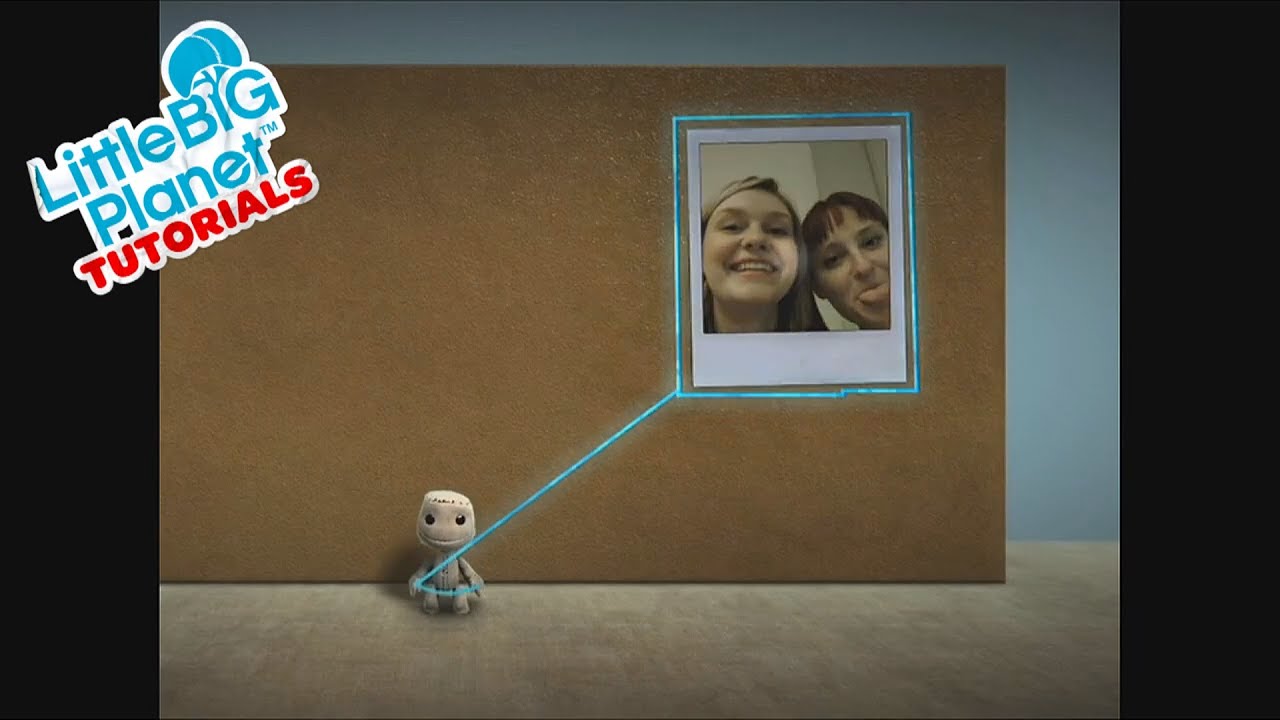 LittleBigPlanet PlayStation Eye Stickers Tutorial - YouTube