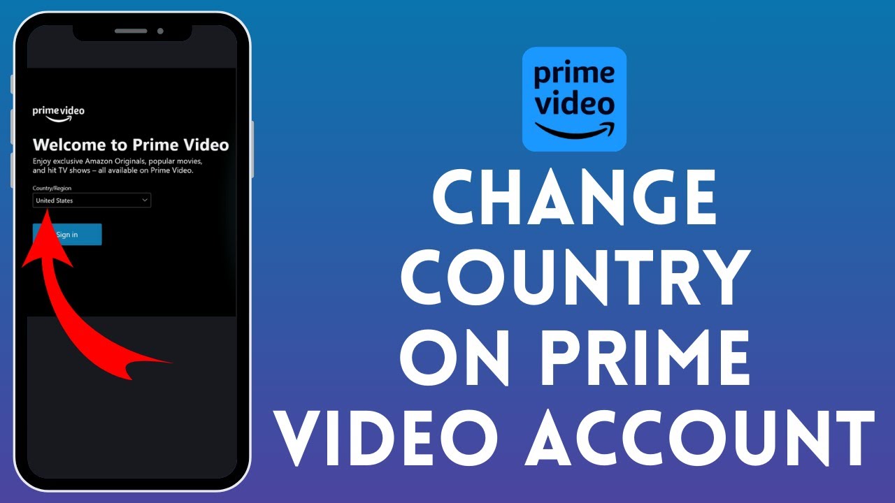 How to Change Country in Amazon Prime Video 2024 | Change Location on ...