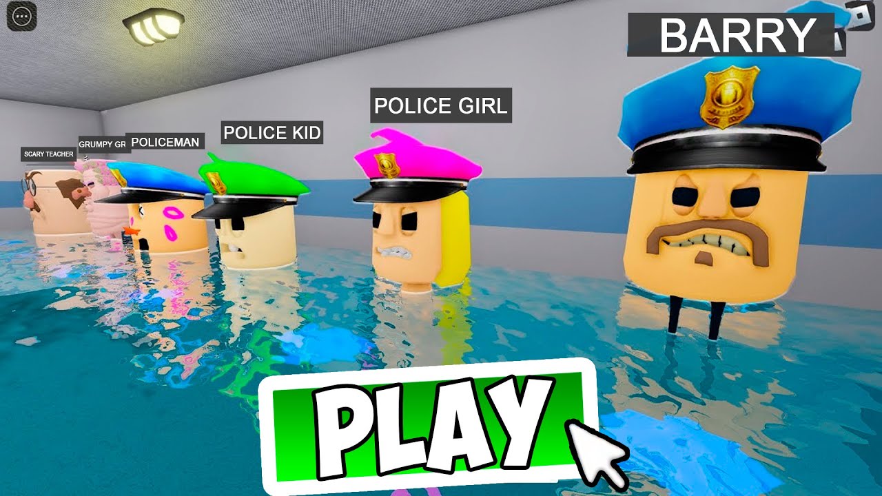 Escape from BARRY OBBY FULL GAME Walkthrough (#Obby) - YouTube