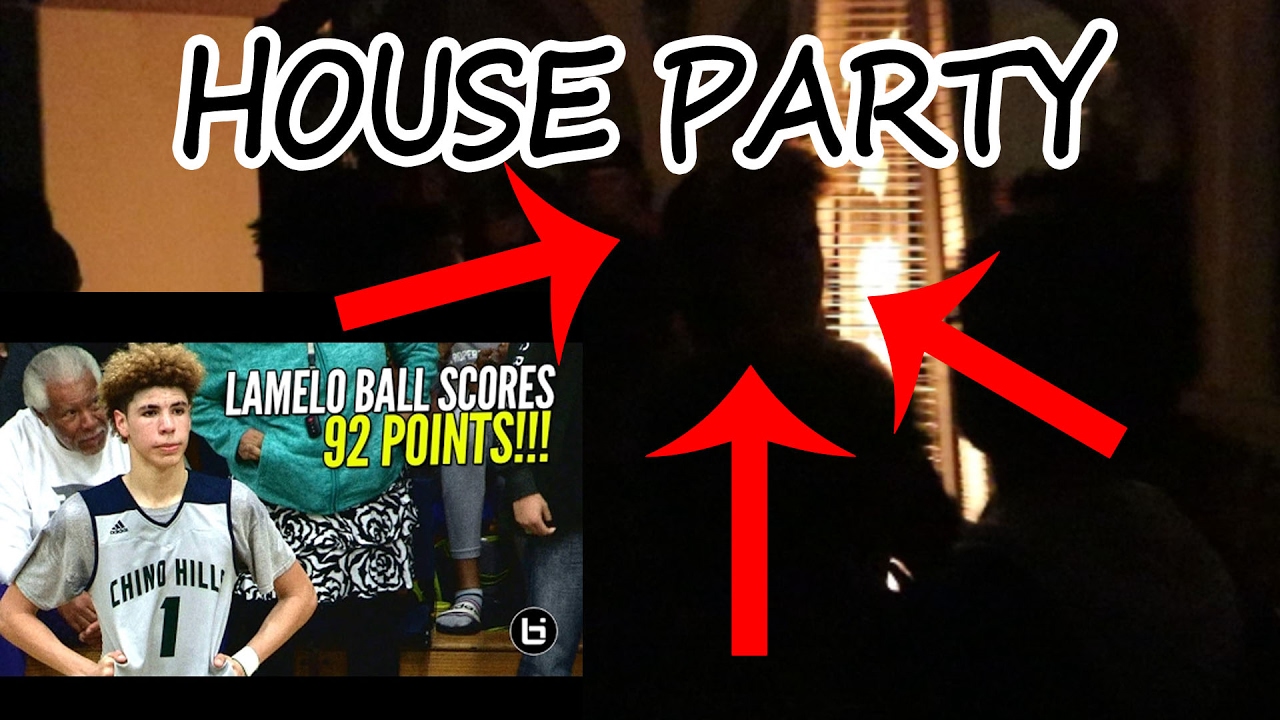 HOUSE PARTY WITH LAMELO BALL!!! - YouTube