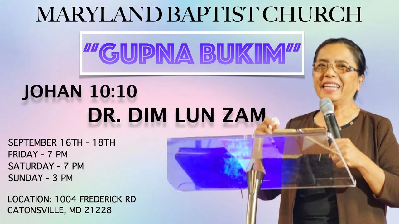 DR. DIM LUN ZAM (GUPNA BUKIM) 1ST DAY - YouTube
