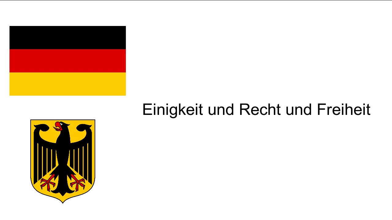 The German National Anthem - Deutschlandlied - YouTube