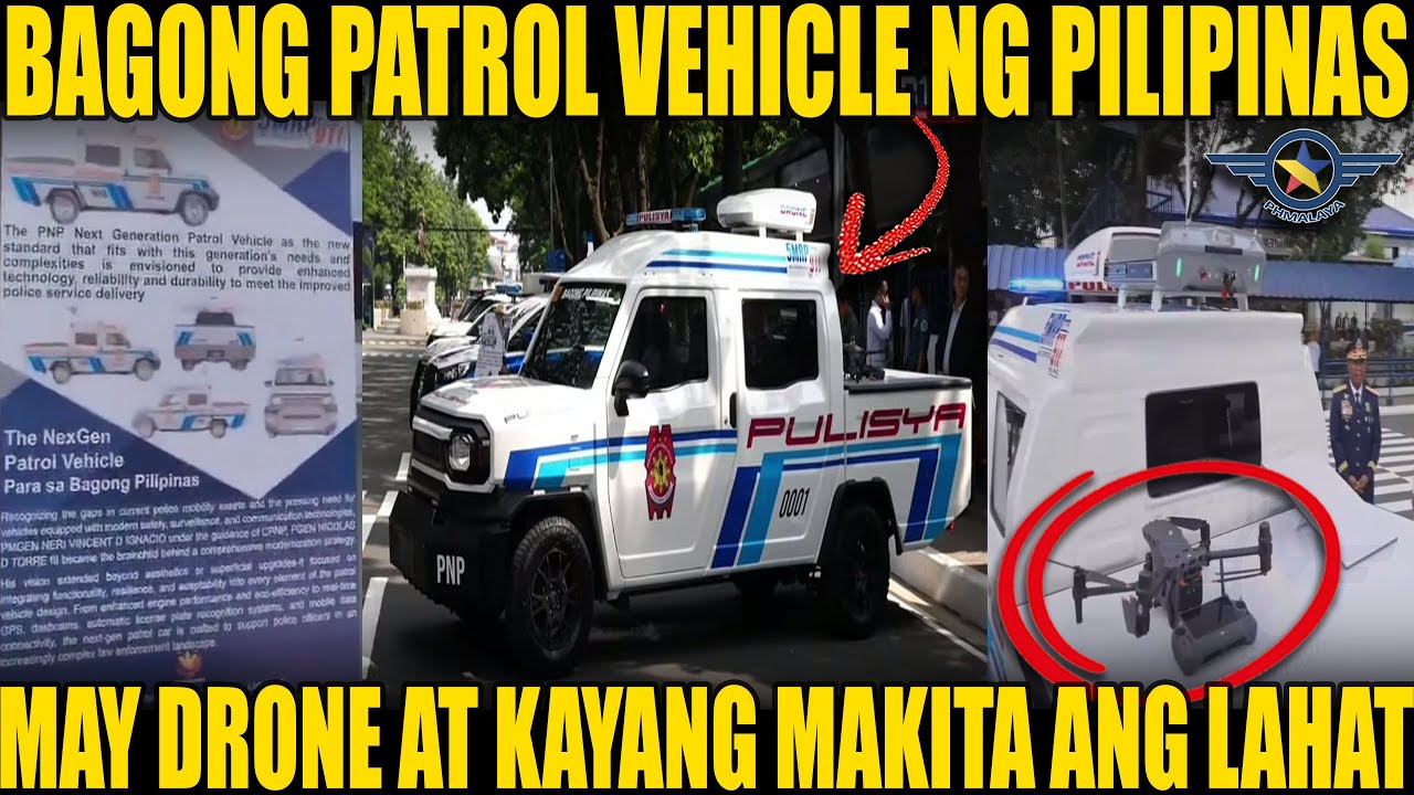 PROUDLY GAWANG PINOY: BAGONG PNP PATROL VEHICLE MAY DRONE AT KAYANG ...