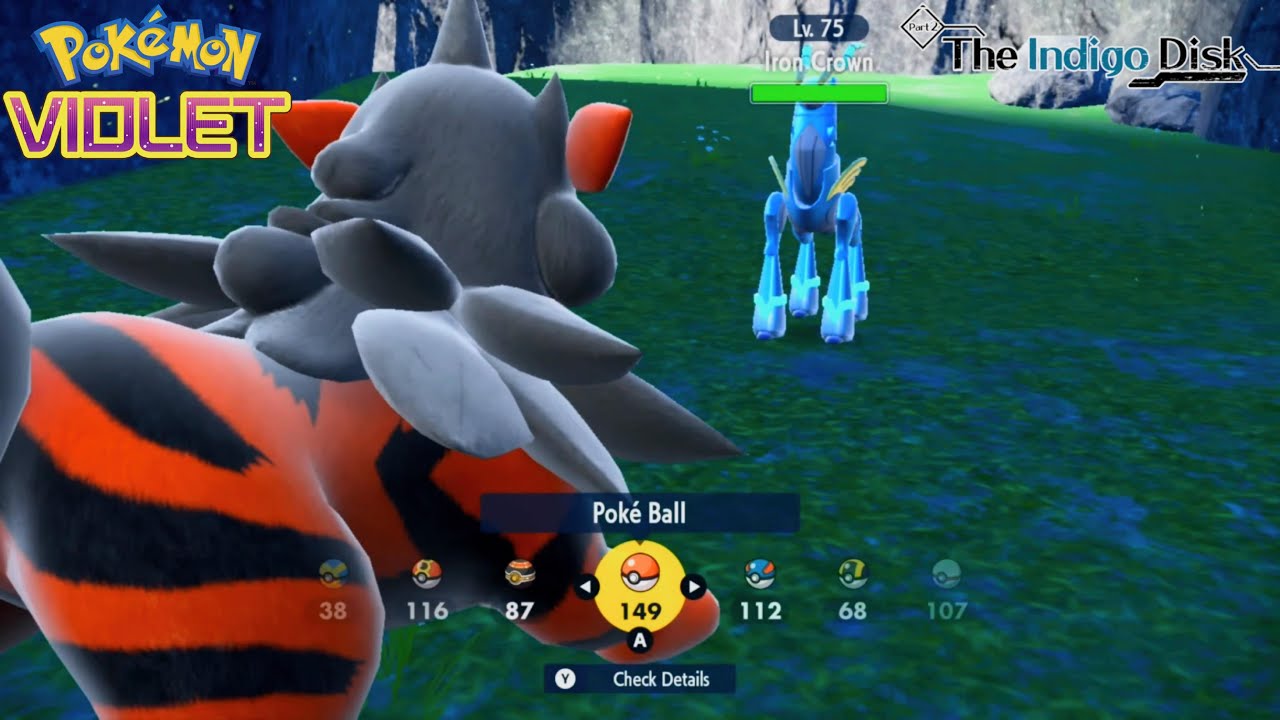 Pokémon Scarlet & Violet | Location Iron Crown Paardox & Catch Pokéball ...