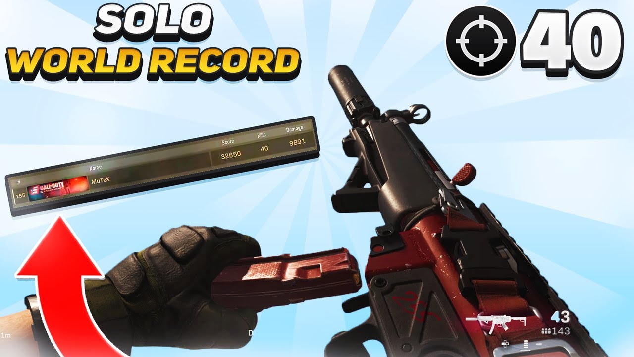 How I got The SOLO WORLD RECORD IN WARZONE!!! 40 KILLS - YouTube
