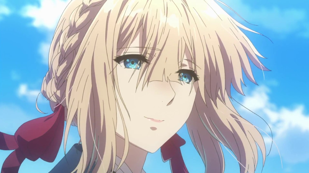 Violet Evergarden | Violet smiles for the first time! -HD - YouTube